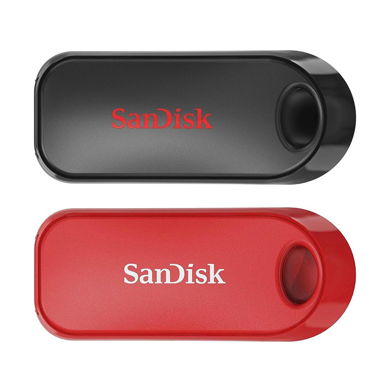 SanDisk 32GB Cruzer Snap USB 2.0 Flash Drives Black/Red - 2 Pack ...