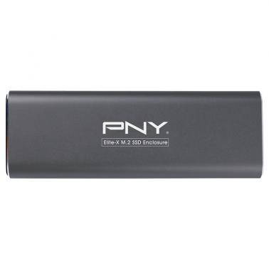 PNY Elite-X M.2 2280 SSD Enclosure - Dark Grey - Umart.com.au