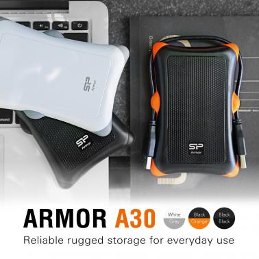 Silicon Power 1TB A30 Rugged Shockproof Portable External Hard Drive ...
