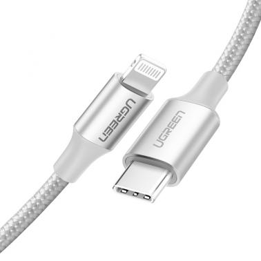 UGreen Lightning Male to USB Type-C Male White Cable 1m (70523) - Umart ...
