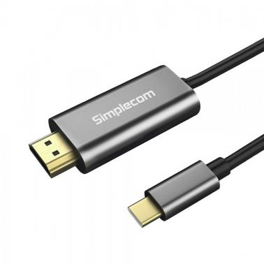 Simplecom USB-C to HDMI Cable 1.8M (6ft) 4K@30Hz (DA321) - Umart.com.au