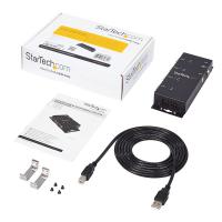 StarTech USB to 4-Port Straight-Through RS232 Serial Adapter ICUSB2324I ...