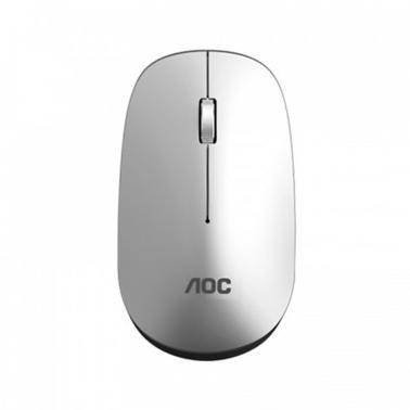AOC MS201 Wireless Ergonomic Mouse - Silver - Umart.com.au