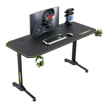 GameMax D140 Carbon GAMING DESK Gaming Desk Without RGB Extension Stand ...