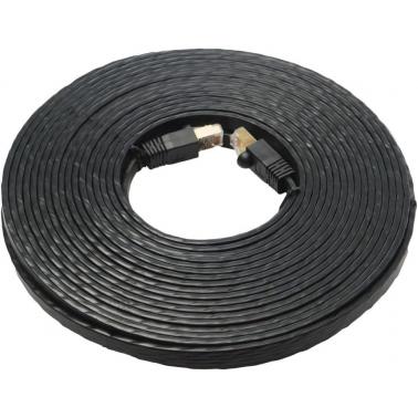 Edimax CAT8 40GbE Shielded Flat Network Cable 15m Black - Umart.com.au