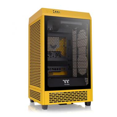 Thermaltake Tower 200 Mini TG Mini-ITX Case - Bumblebee (CA-1X9-00S4WN ...