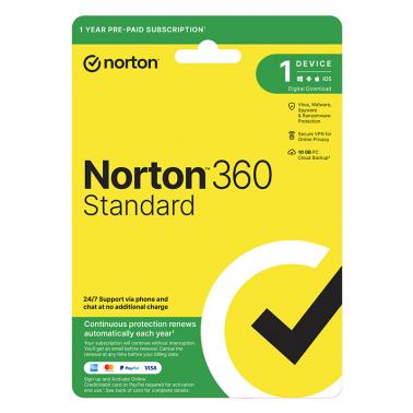 Norton 360 Standard Empower 10GB AU OEM 1 Year 1 Device - Umart.com.au