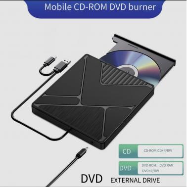 External USB CD-ROM DVD burner Universal CD burner mobile CD-ROM drive ...