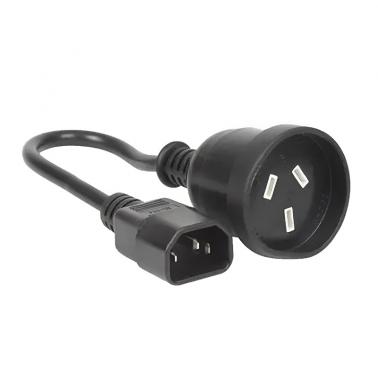 3 Core Power Cord with Mains Socket to IEC-C14 - 15cm (RC-3083) - Umart ...
