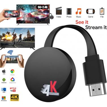 HDMI Dongle Wireless 4K, 5G Chromecast HDMI, Stabile HDMI WIFI ...