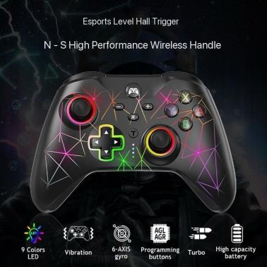Switch wireless joker pro transparent luminous RGB body sense gaming ...