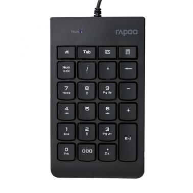 Rapoo K10 Wired NumPad Numeric Keypad Number Pad - Black (KBRP-K10 ...