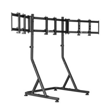 Thermaltake Triple Racing Monitor Stand - Black (GEA-RMS-TMSBLK-01) - Umart.com.au