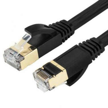 Idealink CAT 7 RJ45 Ethernet Round S/FTP Patch Cable 3m - Black (CB ...