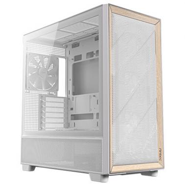 Antec FLUX TG Premium Birch Trim ATX Case - White (FLUX-WH) - Umart.com.au