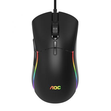 AOC GM310 RGB Wired Optical Gaming Mouse - Black (GM310) - Umart.com.au