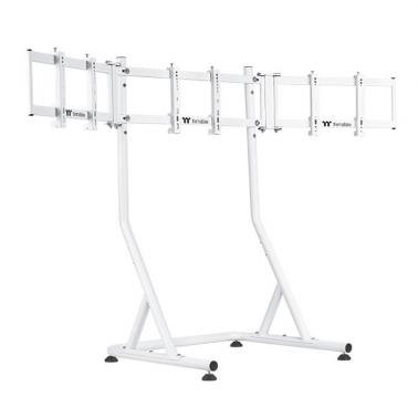 Thermaltake Triple Racing Monitor Stand - White (GEA-RMS-TMSWHT-01 ...