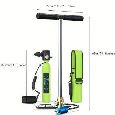 CHIKADIV C300Plus Green diving respirator can breathe underwater for 5 ...