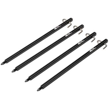 Mobi Garden Heavy Duty Aluminum Tent Pegs - Thickened Square Profile ...