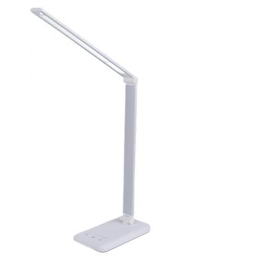 Silver Crown LED Desk Lamp Dimmable Table Lamp Reading Lamp with USB ...