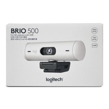 Logitech Brio 500 FHD 1080p USB-C Webcam - Off-White (960-001429 ...