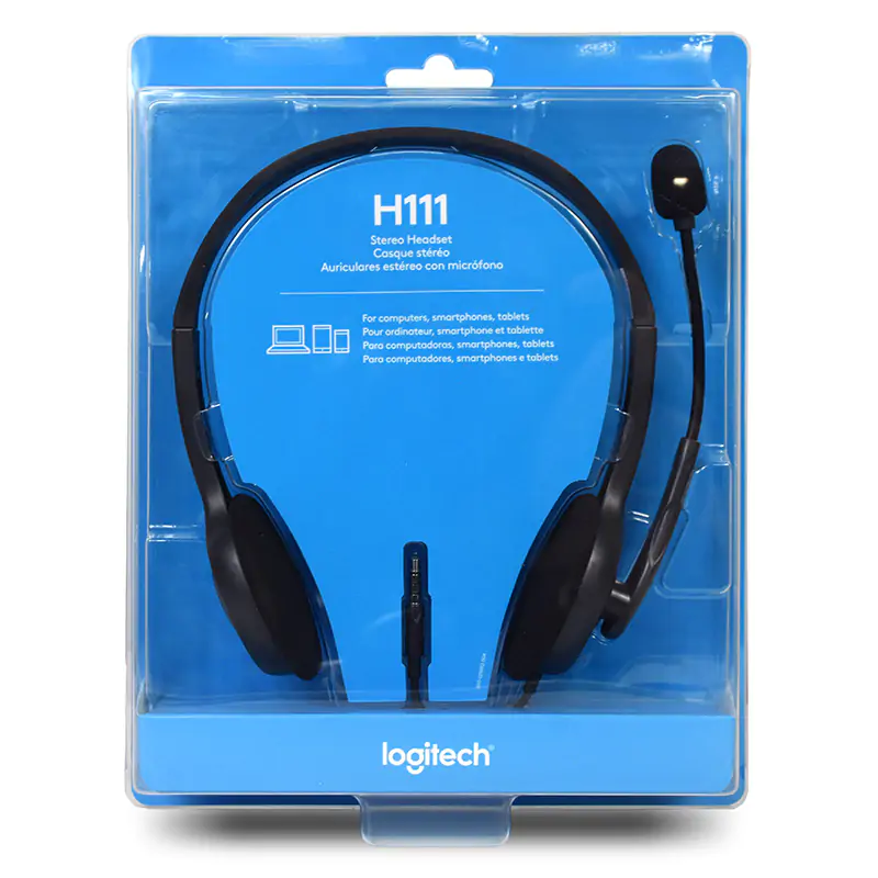 Logitech H111 Stereo Headset AC HS H111 Umart