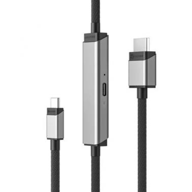 Alogic Ultra USB-C to HDMI with 100W PD Cable 2m - Space Grey ...