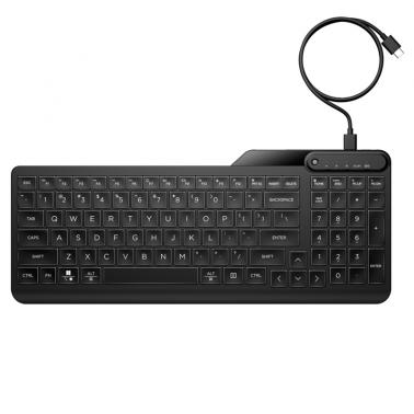 HP 405 Multi-Device Backlit Wired Keyboard (7N7C1AA) - Umart.com.au