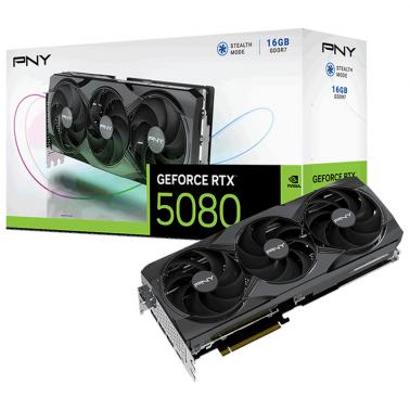 PNY GeForce RTX 5080 Triple Fan 16G Graphics Card (VCG508016TFXPB1 ...