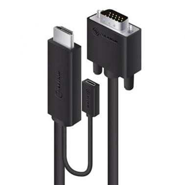 Alogic HDMI to VGA Cable with USB Power 2m (HDVG-MM-02) - Umart.com.au