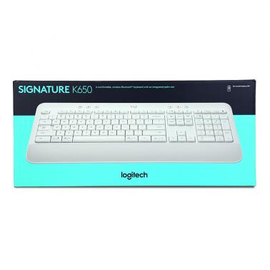 Logitech Signature K650 Comfort Full-Size Wireless Keyboard with Wrist ...