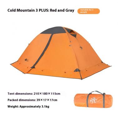 MOBI GARDEN Cold Mountain 3 PLUS Tent with Extended Snow Skirt and ...