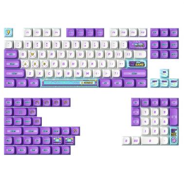 Keytok KDS Arcade-ia Dye-Sub PBT Keycaps - 142pcs Set (KTARCADE ...