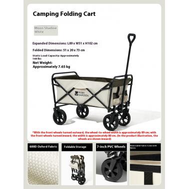 Mobi Garden Starry PRO Folding Camping Wagon - Heavy-Duty All-Terrain ...