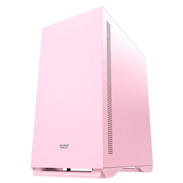DarkFlash DLM22 Tempered Glass Micro-ATX Case - Pink (DLM22-Pink ...