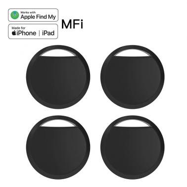 Air Tracker Tags-4 Pack, 5.3 Bluetooth Tracker Work with Apple Find My ...