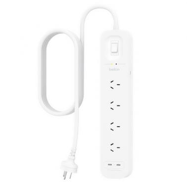 Belkin SurgePro 4-Outlet Surge Protector with Dual USB-C 30W ...