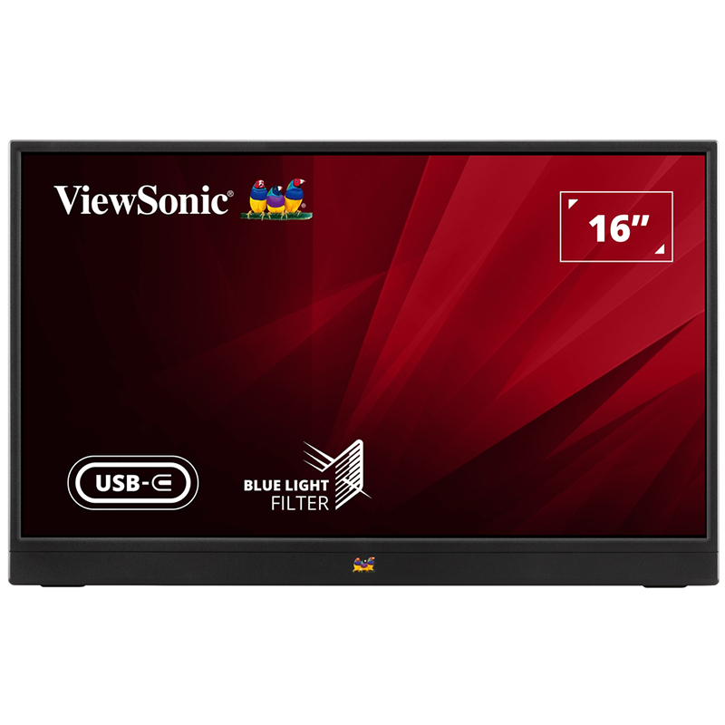 ViewSonic 16in FHD IPS Portable Monitor (VA1655-3) - Umart.com.au
