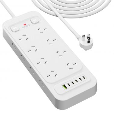 22-in-1 Surge Protected AU Power Board, 16 Outlets with Wide Spacing ...