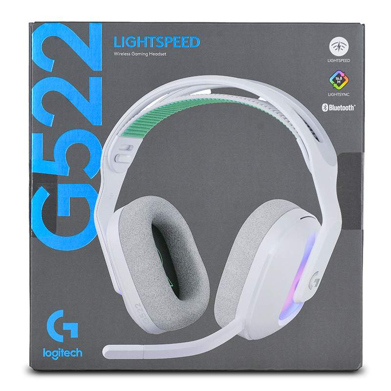 Logitech G522 LIGHTSPEED RGB Wireless Gaming Headset - White (981 ...