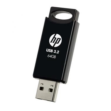 HP 64GB Thump Key Capless Sliding USB 3.2 Flash Drive (USHP-712B-64GP ...