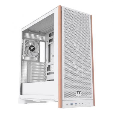 Thermaltake S370 WS Mesh Tempered Glass Mid-Tower ATX Case - Snow Wood ...
